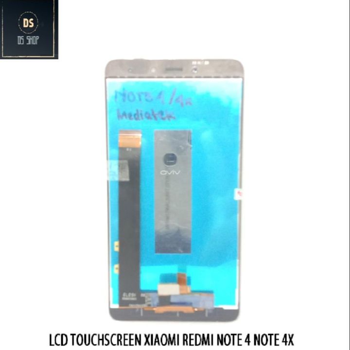 LCD TOUCHSCREEN XIAOMI REDMI NOTE 4 NOTE 4X MEDIATEK HITAM | Lazada Indonesia