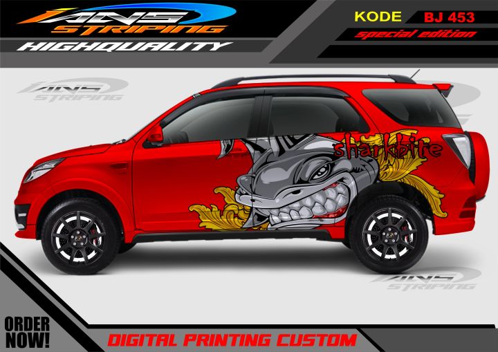 STICKER MOBIL HONDA JAZZ / STIKER MOBIL BRIO AVANZA YARIS XENIA / DECAL ...