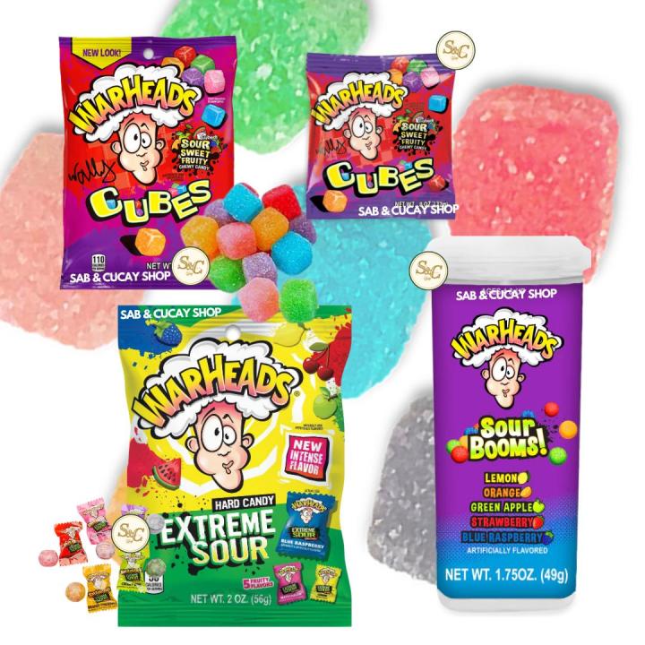 Warheads Sour Cubes Extreme Sour Hard Candy Sour Booms | Lazada PH