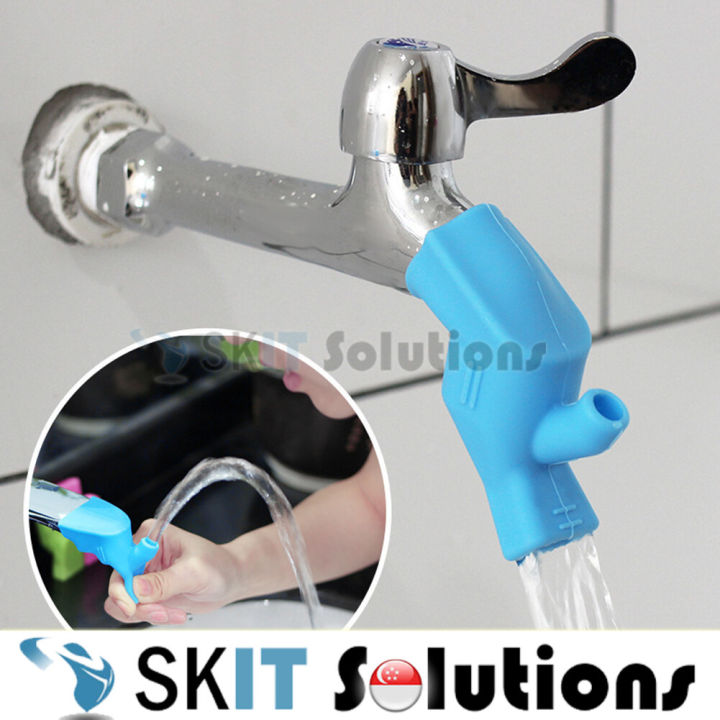 【SKIT】Silicone Faucet Extender Water Tap Extension Sink Children ...