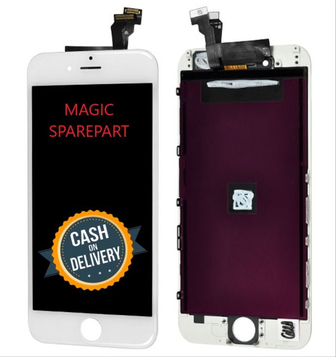 lcd 6 plus / 6+ fullset dengan touchscreen 100% compatible bisa bayar ...