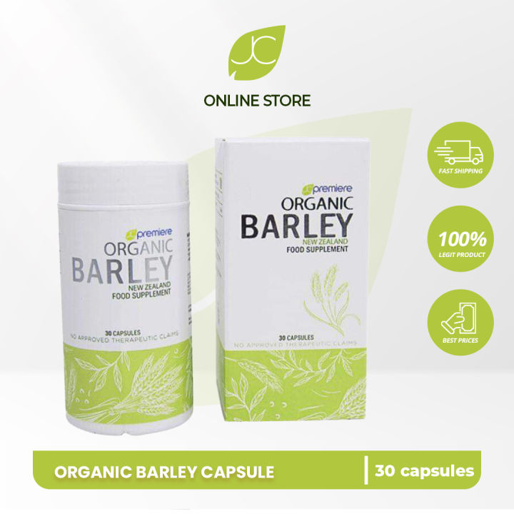 JC Organic Barley 30 Capsules | 100% Authentic | Organic and Halal ...