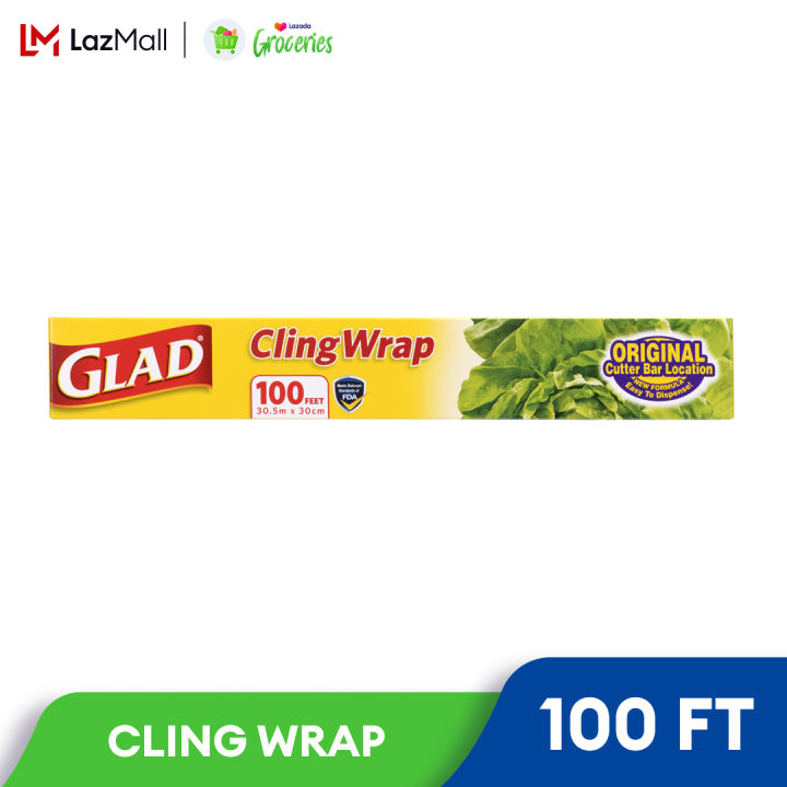GLAD CLING WRAP 100FT (30CM WIDTH) | Lazada