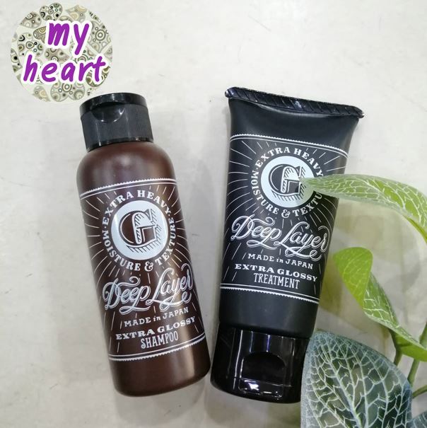 Deep Layer Extra Glossy Shampoo 80 ml/Treatment 60 g แชมพู ทรีทเม้นท์ สำหรับผมแห้งเสีย เหมาะกับ ...