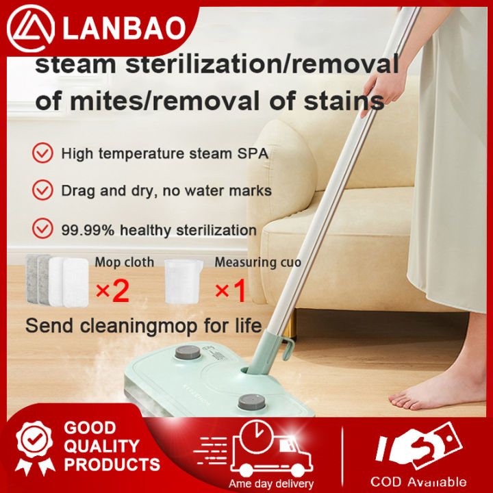 Steam Cleaner Electric Handheld Steam Mop Floor Cleaner Free 3 ...