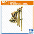 TGC 100PCS Tekscrew 12 x 16mm~100 mm ( 5/8 - 4 inches ) Teks Screw ...