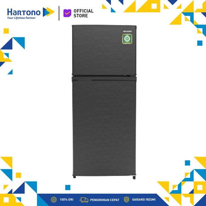 Sharp Kulkas Kecil 2 Pintu Small 2 Door Refrigerator SJ195MNHS | Lazada Indonesia