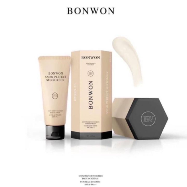 กันแดดบอนวอน Bonwon Snow Perfect Sunscreen Body CC Cream SPF50PA ...