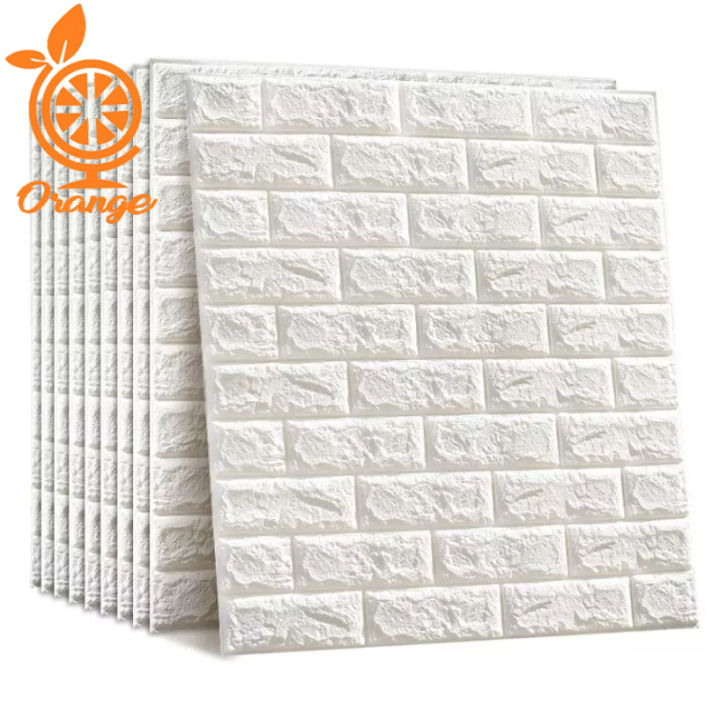 PAKET 5 LEMBAR wallpaper foam 3d timbul Wallpaper Brickfoam Bata 3D ...
