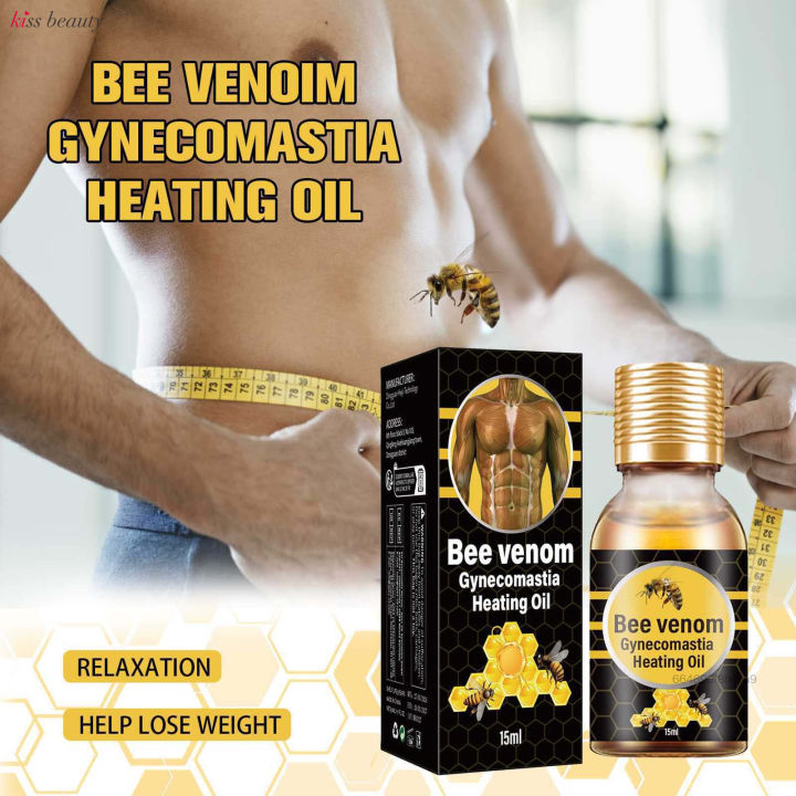 Gynecomastia Tightening Bee Venom Oil Effectively Shrinks Men Chest ...
