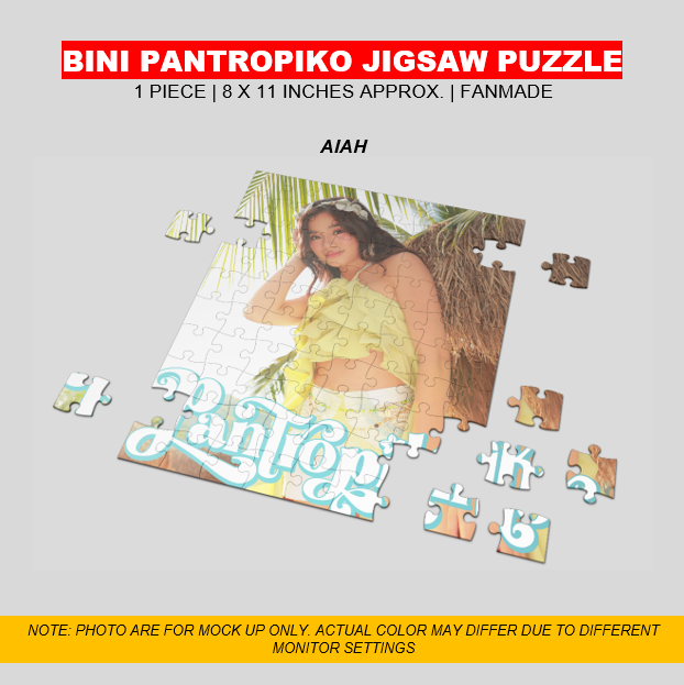 Bini Pantropiko A4 Size Jigsaw Puzzles Unofficial Fanmade Ppop Merch ...