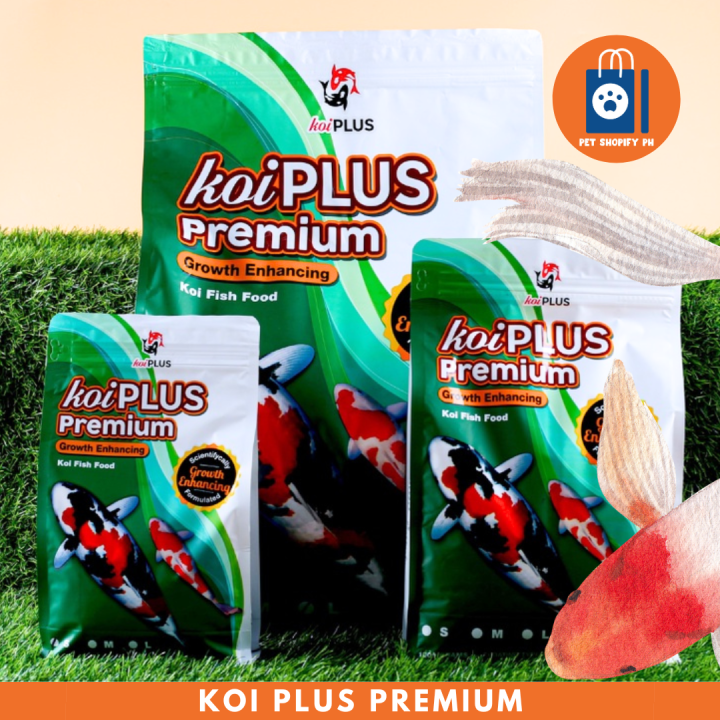 KOI PLUS PREMIUM GROWTH ENHANCING - KOI FISH FOOD (SMALL, MEDIUM and LARGE) | Lazada PH
