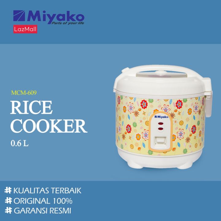 MIYAKO Rice Cooker Mini 0.6 Liter - MCM-609 | Lazada Indonesia