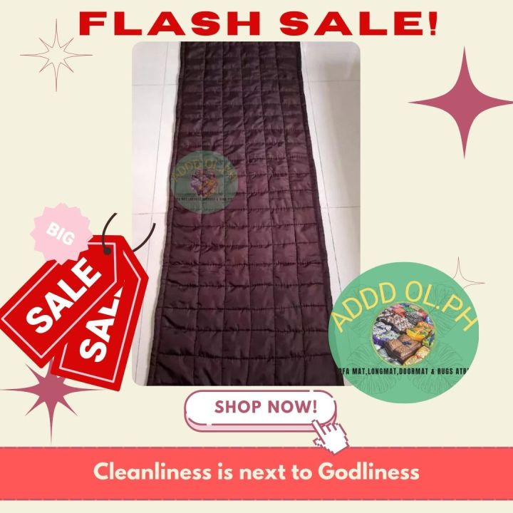 SINGLE LONGDOORMAT /SOFA COVER MAT(60x20inches) | Lazada PH