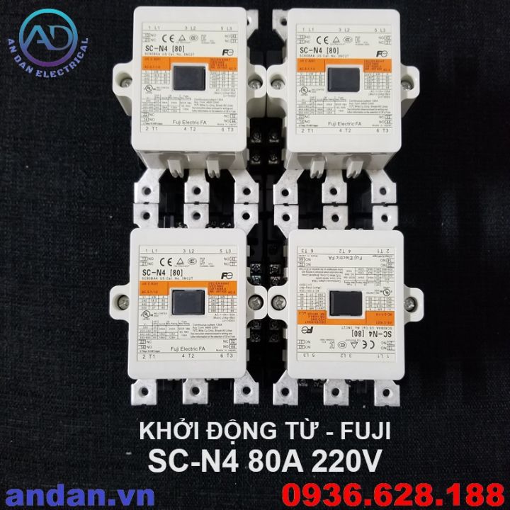 KHỞI ĐỘNG TỪ - FUJI SC-N4 220V 80V (ĐH 15-20 NGÀY) (GIÁ THAM KHẢO, LH ĐỂ LẤY GIÁ THỰC TẾ ...