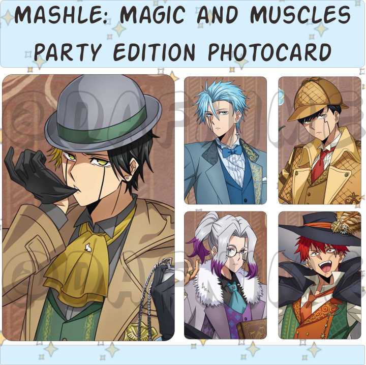 MASHLE : MAGIC AND MUSCLE PARTY EDITION PHOTOCARD ANIME | Lazada Indonesia