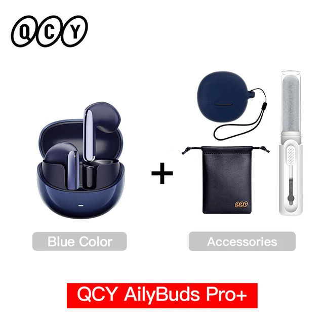 QCY HT10 AilyBuds Pro ANC Wireless Earphone Hi-Res Audio with LDAC Bluetooth 5.3 6 Mic AI HD ...