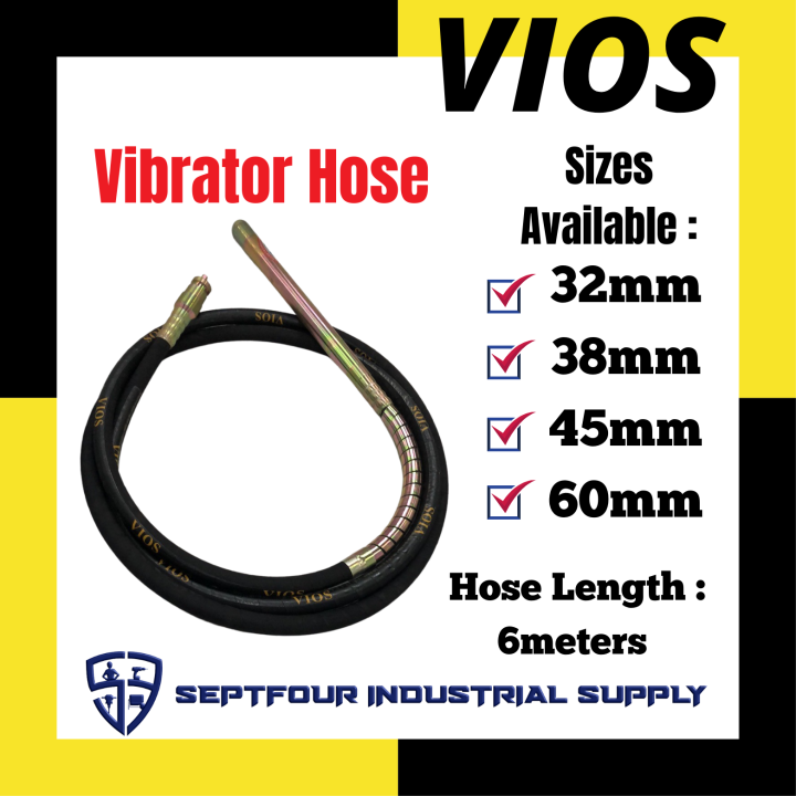 VIOS 32mm/38mm Concrete Vibrator Hose | Lazada PH