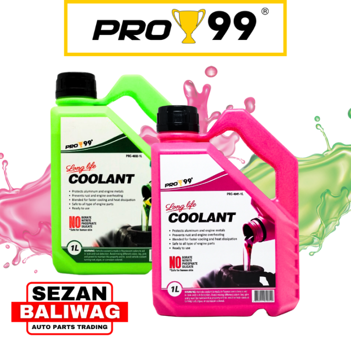 PRO99 LONG LIFE COOLANT PINK GREEN 1 LITER PRC-4041-1L PRC-4032-1L ...