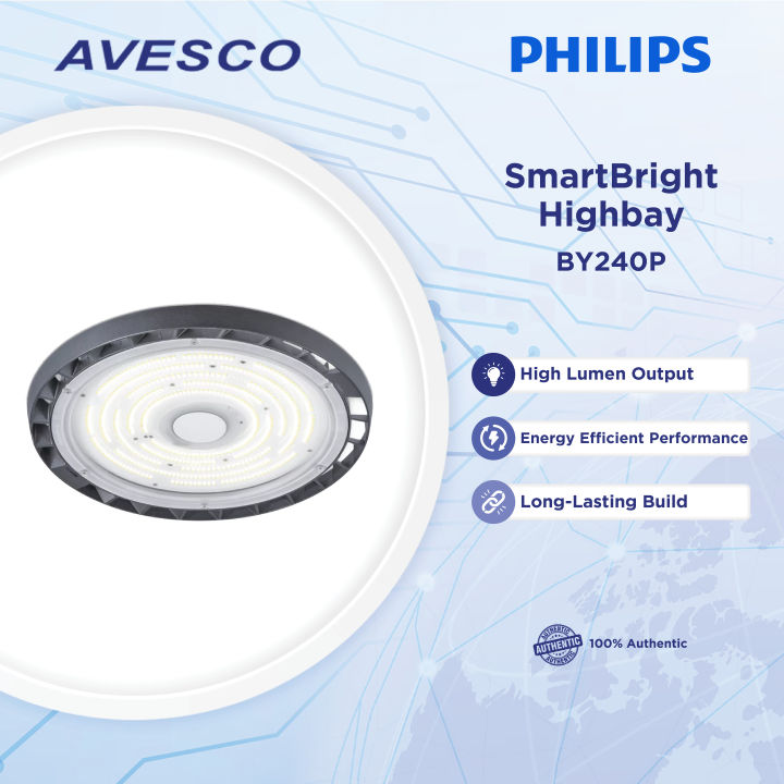 Philips BY240P LED SMARTBRIGHT HIGHBAY LED Selectable CCT 3000K 4000K ...