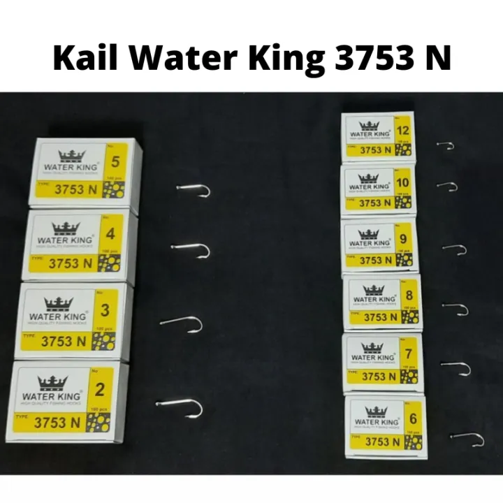 Kail Pancing Water King 3753N Per Box - Mata Kail Kuat Tajam Waterking ...