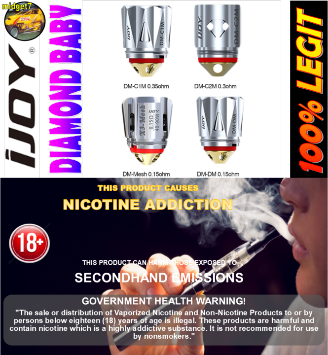 IJOY Diamond Baby Atomizer Coil | Lazada PH