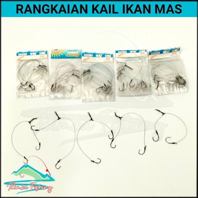 Rangkaian Kail Ikan Mas 1053 2 Cabang | Lazada Indonesia