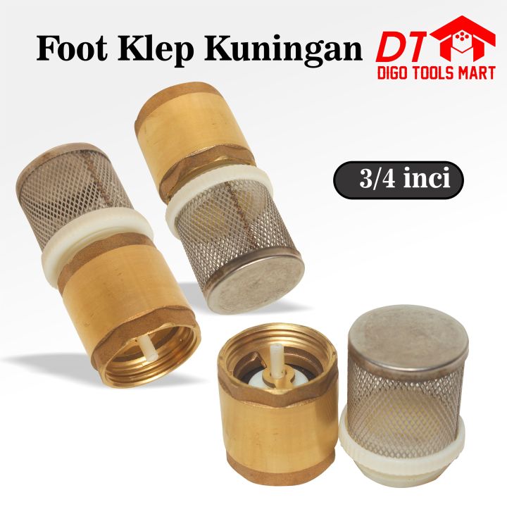 Foot Klep Kuningan 3/4 Inci Saringan Tusen Pompa | Lazada Indonesia