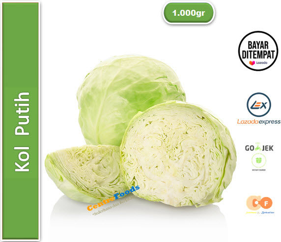 Kol Putih | white cabbage [ Harga Per KG ] | Lazada Indonesia