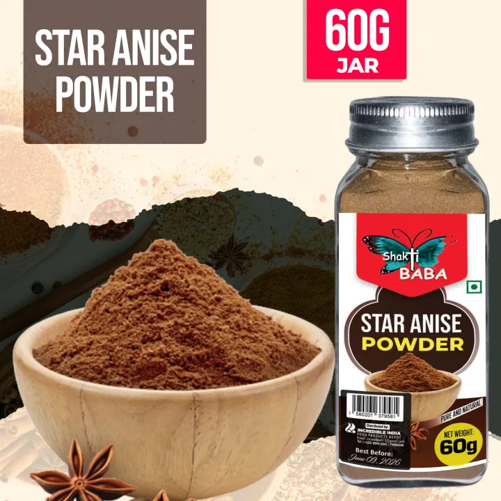 Star Anise Powder 60g in Square Bottle | Lazada PH
