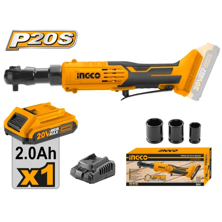 Ingco ประแจไฟฟ้า ไร้สาย 20 V. รุ่น CDRLI2060151 / CDRLI2060152 SUPER ...