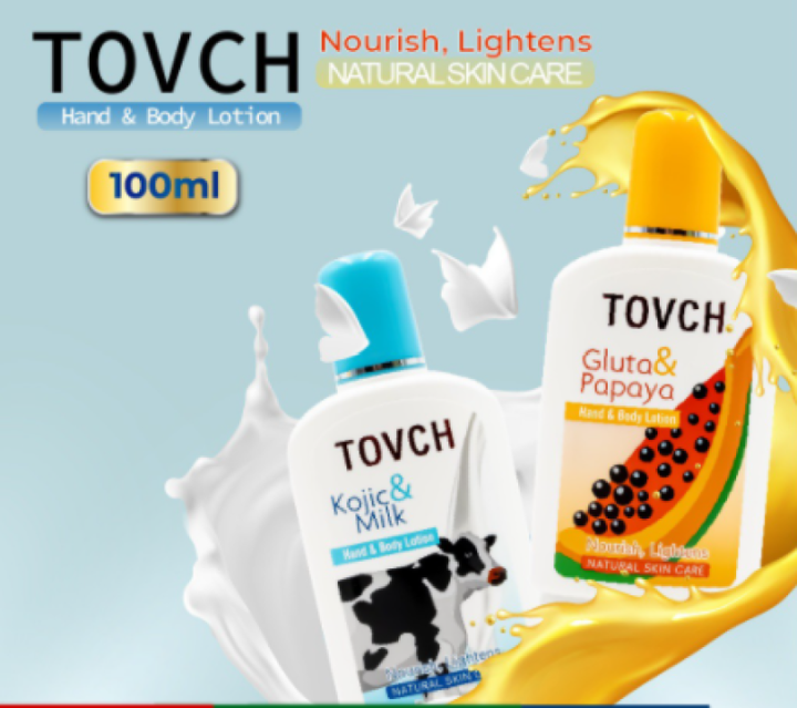 TOVCH kojic and Milk hand and Body Lotion Nourish, Lightens Natural ...