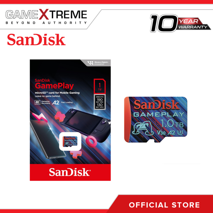 Sandisk MSD Gameplay Edition 4K A2 Memory card for Mobile and Handheld Console Gaming (SDSQXAV ...