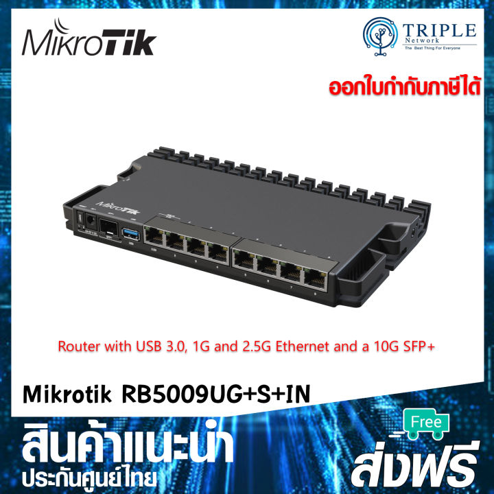 Mikrotik RB5009UG+S+IN The ultimate heavy-duty home lab router with USB ...