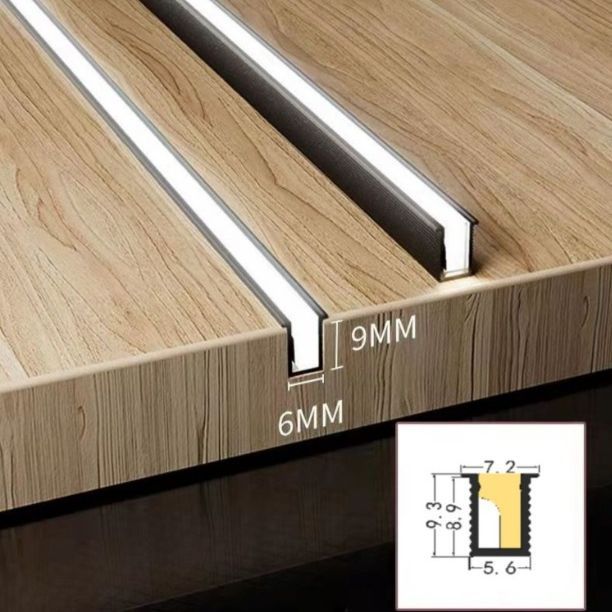 PLH Direct Install Recessed LED Light Stripe with Silicone Cover 12V ...