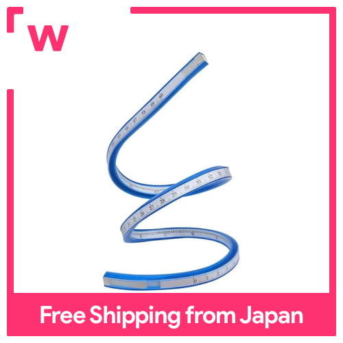 Bendable ruler】Flexible curve ruler with scale (cm/inch) for drafting ...