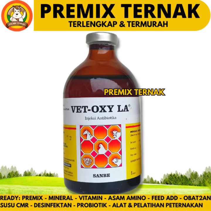VET OXY LA 100ML - Antibiotik Long Acting Obat Anti Infeksi Bakteri ...