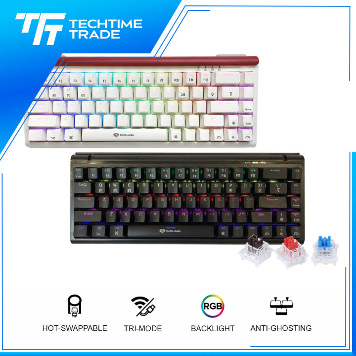 Dark Alien K68 DIY Customized Mechanical Keyboard 65% Tri-Mode ...