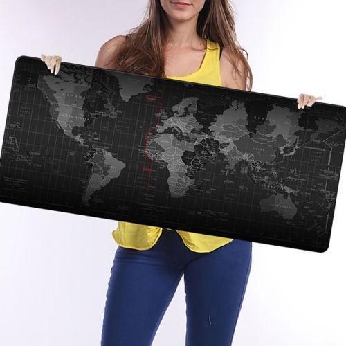 Big Size Pro Gaming World Map Mouse Pad Mousepad for Dota LOL CS GO ...