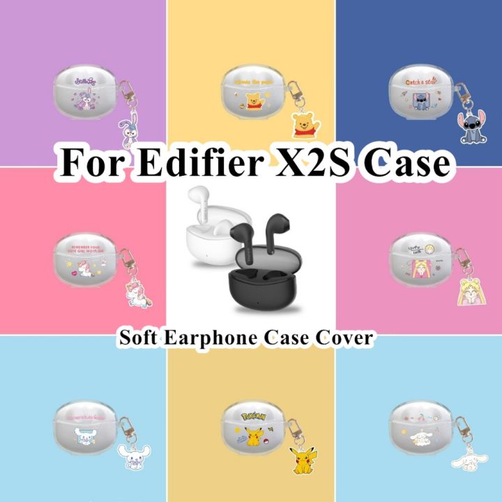 READY STOCK! For Edifier X2S Case Cartoon fresh pattern for Edifier X2S Casing Soft Earphone ...
