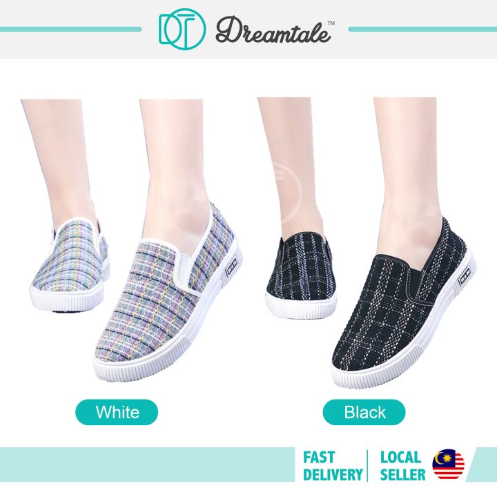 Dreamtale Checkers Women Covered Shoes Sports Shoes Canvas Casual ...