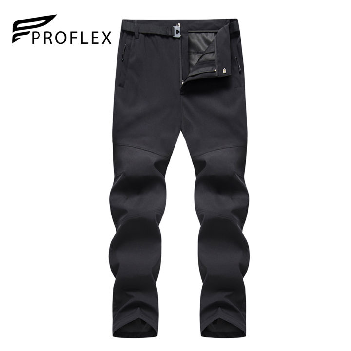PROFLEX Men's Extra-Durable Light Weight Pants with Nylon Belt PFBS1508 ...