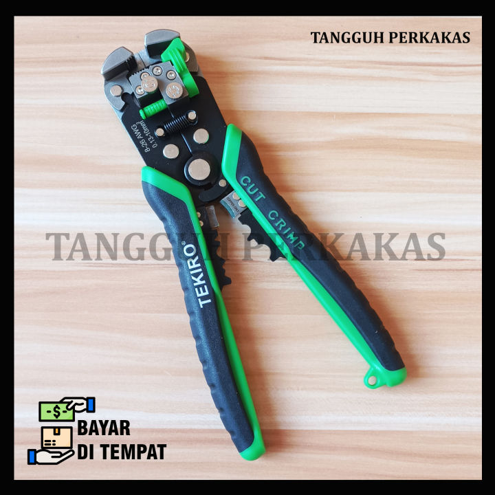 Tang Kupas Kabel Otomatis Heavy Duty TEKIRO JAPAN | Lazada Indonesia