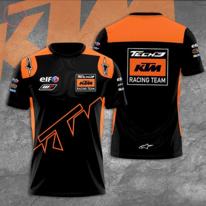 TECH3 KTM Racing Team 3D printed 2023 new summer outdoor sports men's ...