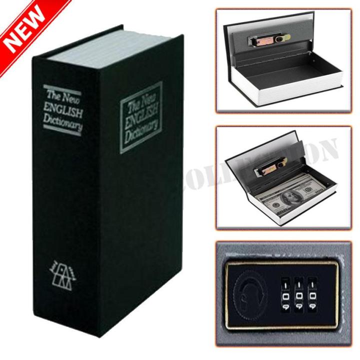 (BOOK)-New Hidden Book Design Safety Number Code Lock Money and ...