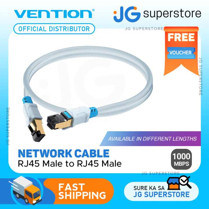 Vention CAT6 Ethernet Round Cable SSTP Patch 1000Mbps Lan Network Wire ...