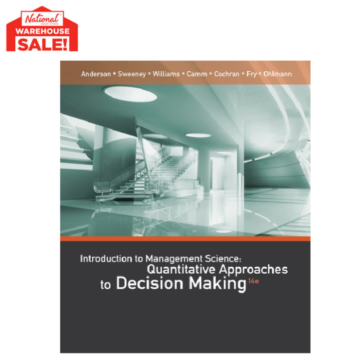 INTRODUCTION TO MANAGEMENT SCIENCE 14ED HARDCOVER | Lazada PH