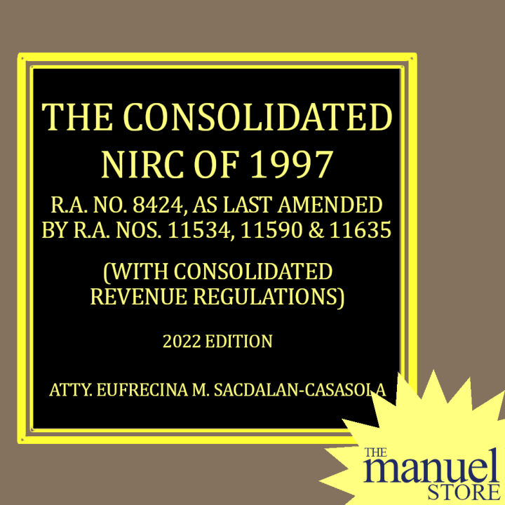 Sacdalan Casasola (2019/2022) - The Consolidated NIRC of 1997 as ...