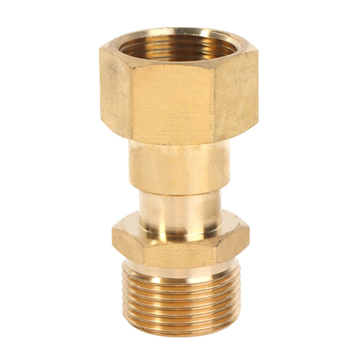 ZAU M22 14mm Brass High Pressure Washer Swivel Joint Connector Hose ...
