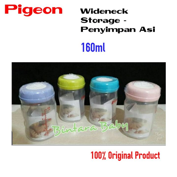 ORIGINAL Botol Asip Pigeon 160ml Penyimpan Asi Storage / Storage Cup ...